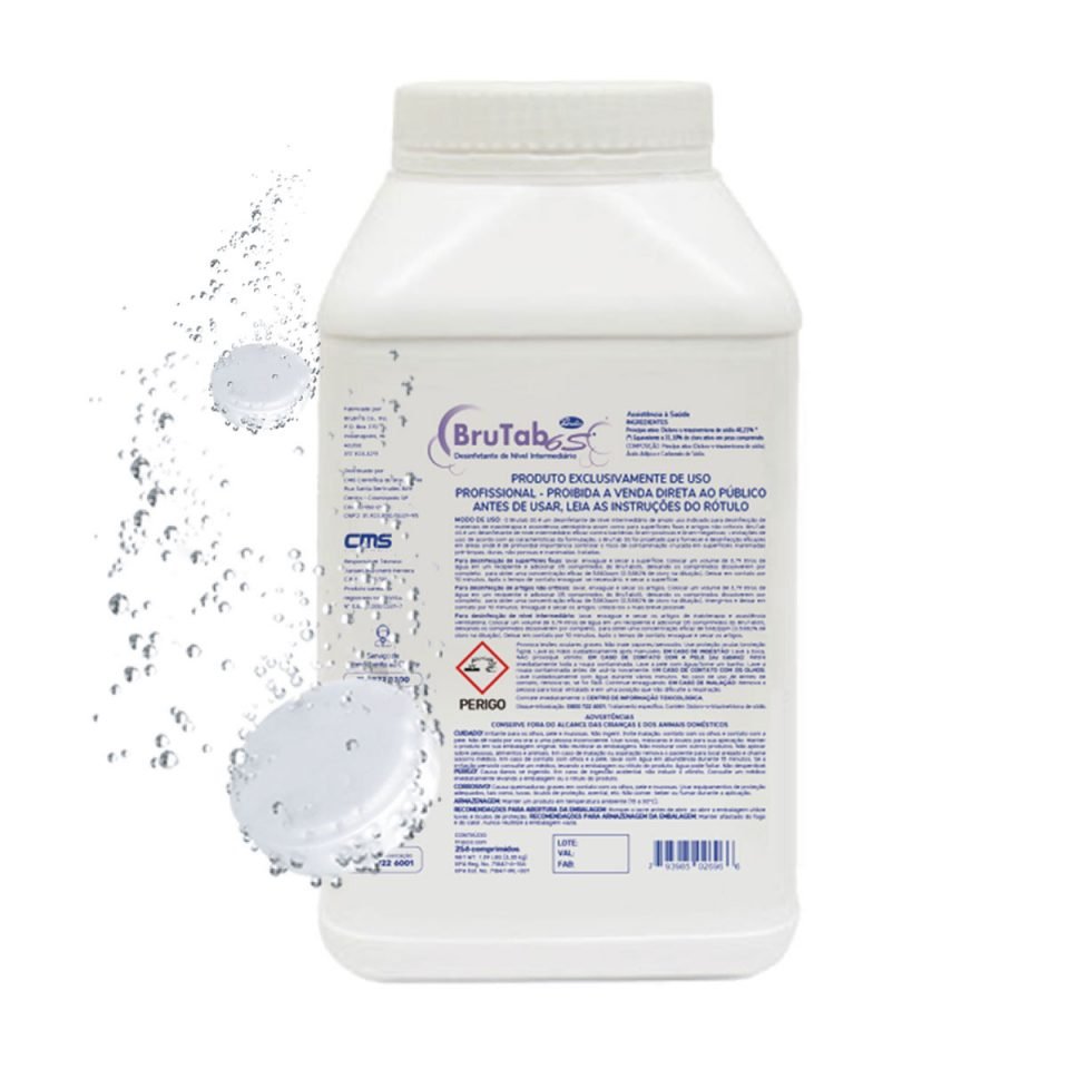 CMS Científica do Brasil Sanitizante e Desinfetante hospitalar BruTab ...