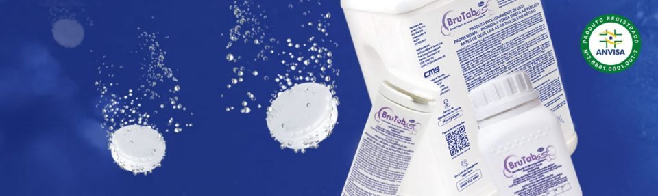 CMS Científica do Brasil Desinfetante BruTab 6s em Comprimidos ...